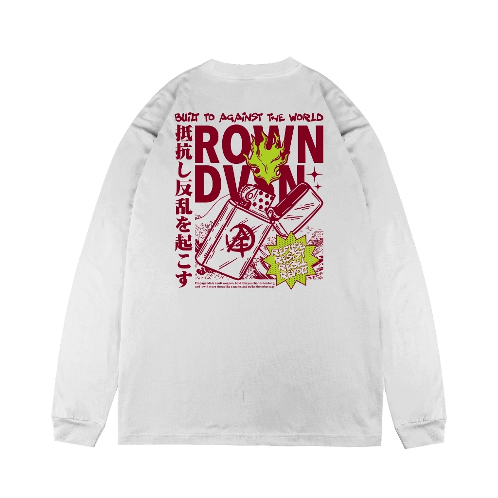 Rown dvsn T-Shirt Black - Rown Division Longsleeve LIGHTER WHITE ...