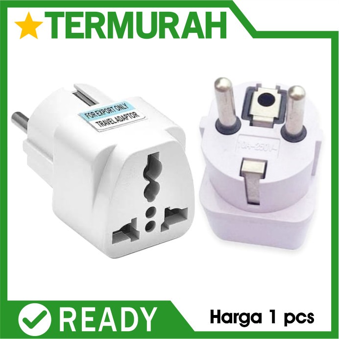 PUTIH White UNIVERSAL plug over plug Adapter Not BROCO CONVERTER 3-foot ...