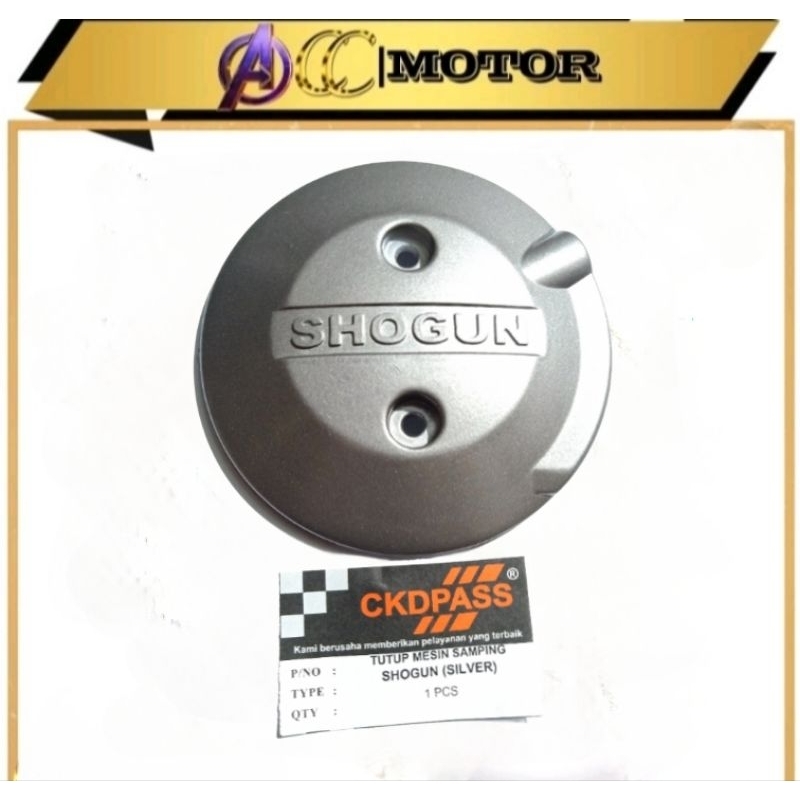 MESIN SIDE ENGINE COVER SHOGUN 110 (SILVER) SHOGUN 125 SP(GOLD) HIGH ...