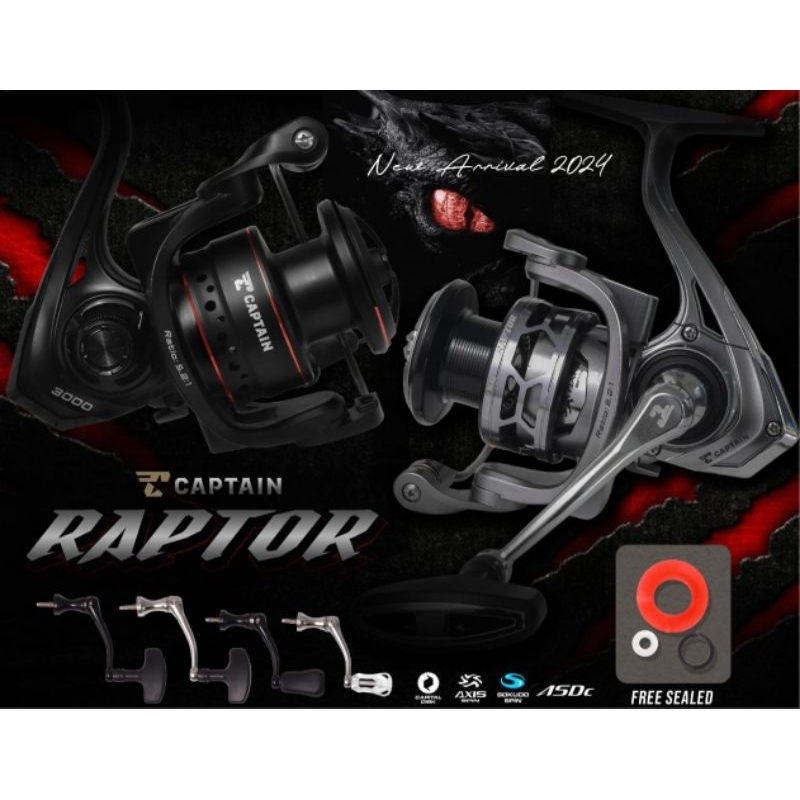 Captain RAPTOR REEL (POWER HANDLE) | Shopee Malaysia
