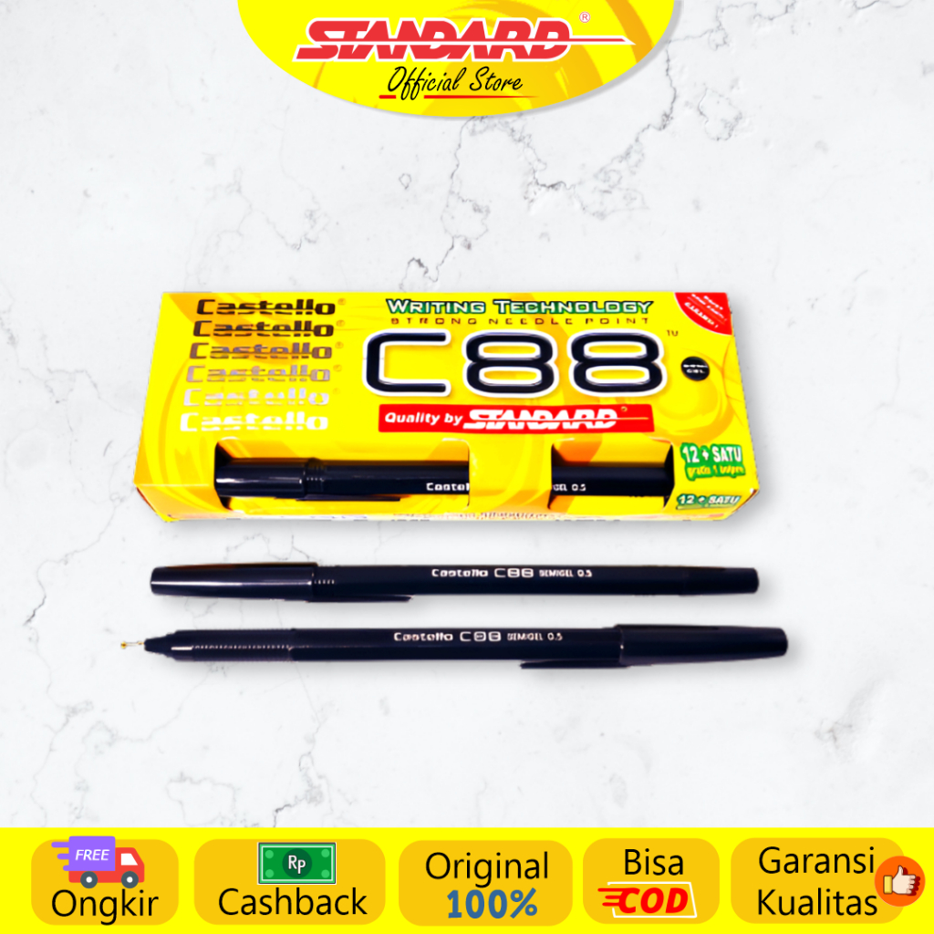Standard - Pen AE7 C88 0.5 (Stationery/Pen/Ballpoint/Pen) | Shopee Malaysia