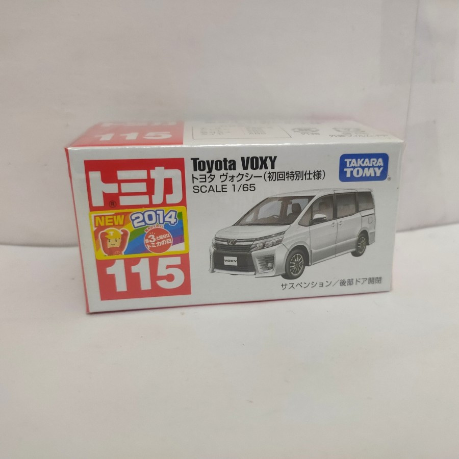 PUTIH Tomica No. 115 Toyota Voxy White diecast takara tomy car regular price | Shopee Malaysia