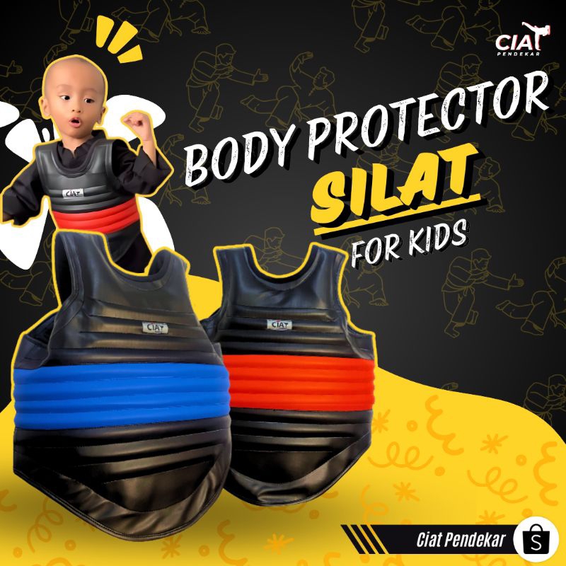 Children's Velcro Silat Body Protector, CHILDREN'S Single Side Silat ...