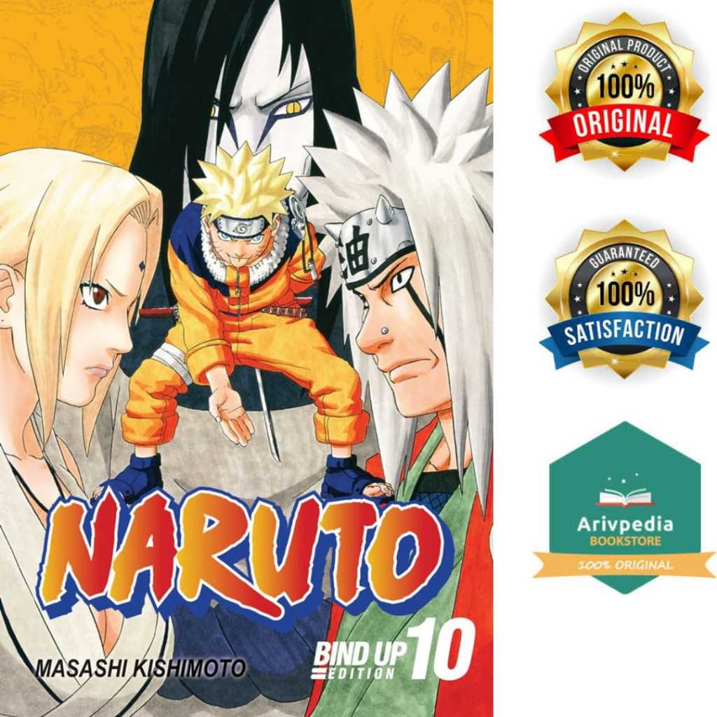 Naruto Bind Up Edition 1 2 3 4 5 6 7 8 9 10 by MASASHINI KISHIMOTO ...