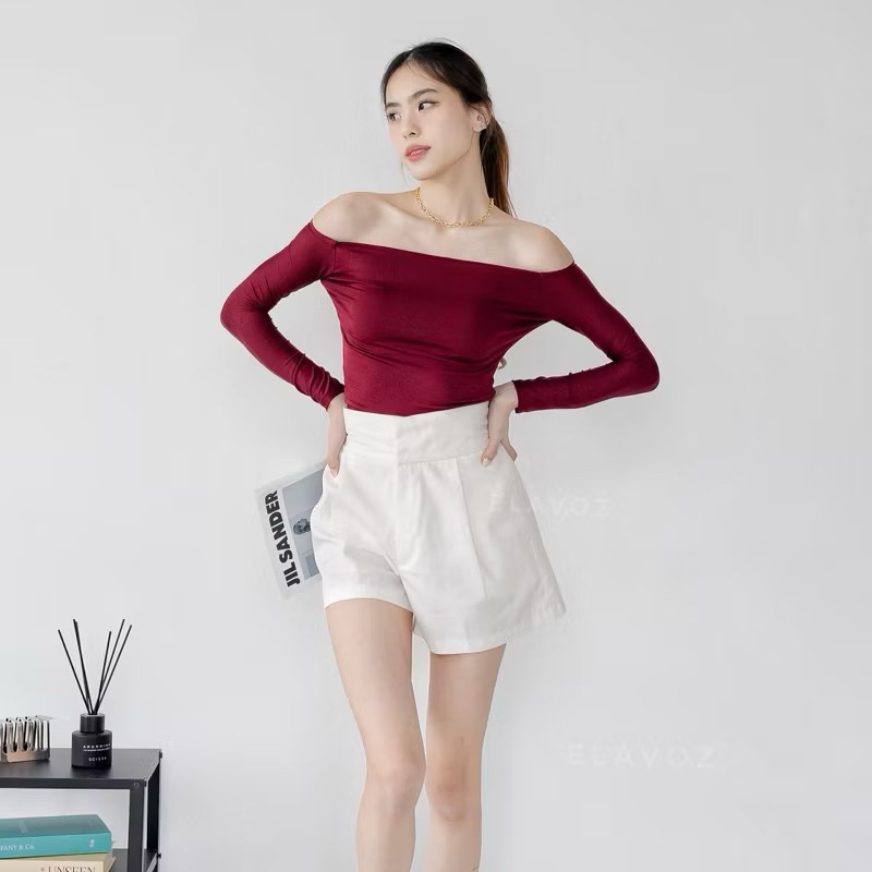 Tania Sabrina Top (CAN INSTANTLY) | Shopee Malaysia