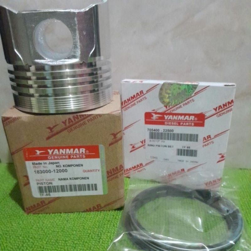 MESIN Piston PACKAGE+RINGSET YANMAR TF 85 SEKER PACKAGE+RINGSET DIESEL ...