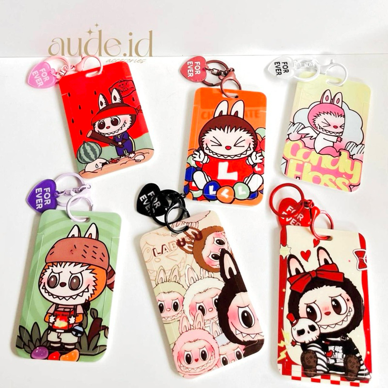 GANTUNGAN Aude - Labubu Card Holder | Premium Labubu Name Tag | Card ...