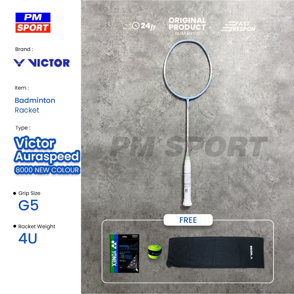 Victor AURASPEED 8000 BADMINTON Racket/BADMINTON NEW Color ORIGINAL ...