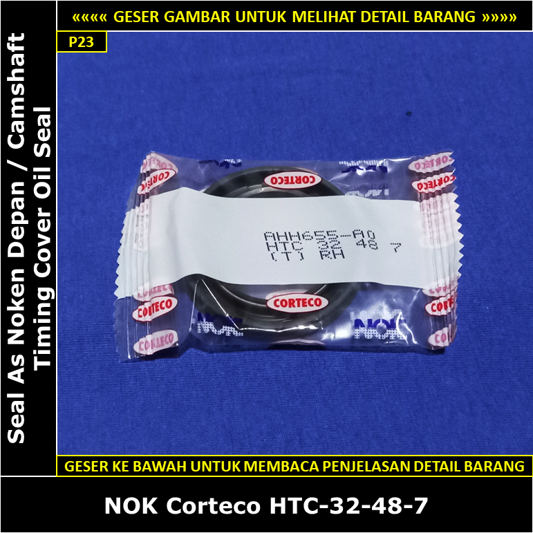 Daihatsu Hijet Front Noken Axle Seal 1000 cc CB S70 S75 1983-1986 NOK Corteco HTC 32 48 7 (90043 ...