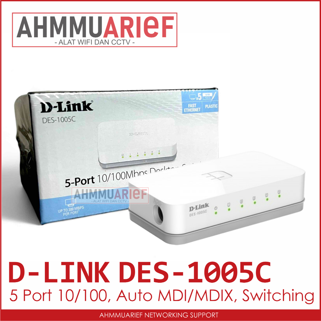 D LINK DES 1005C SWITCH HUB 5 PORT | Shopee Malaysia