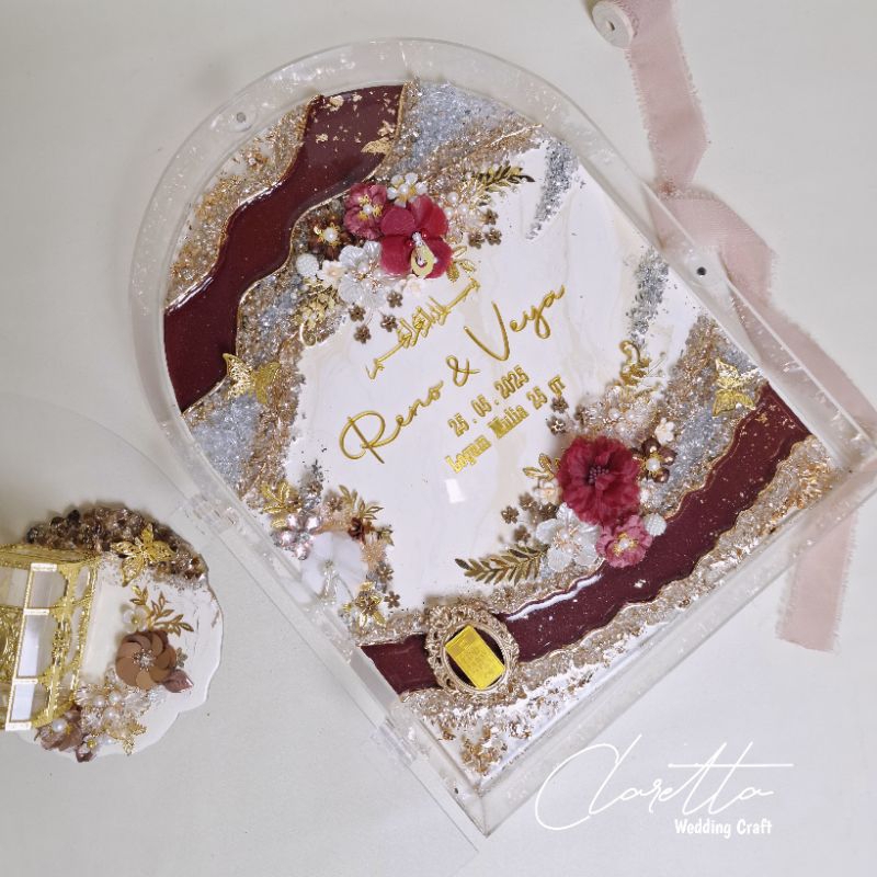 Custom Viral Wedding Dowry Resin Dowry Full Acrylic | Shopee Malaysia