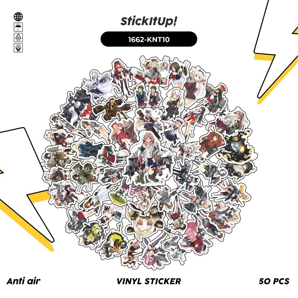 100 Pcs Sticker Pack KANTAI COLLECTION CHARACTER 10 Cute Aesthetic ...