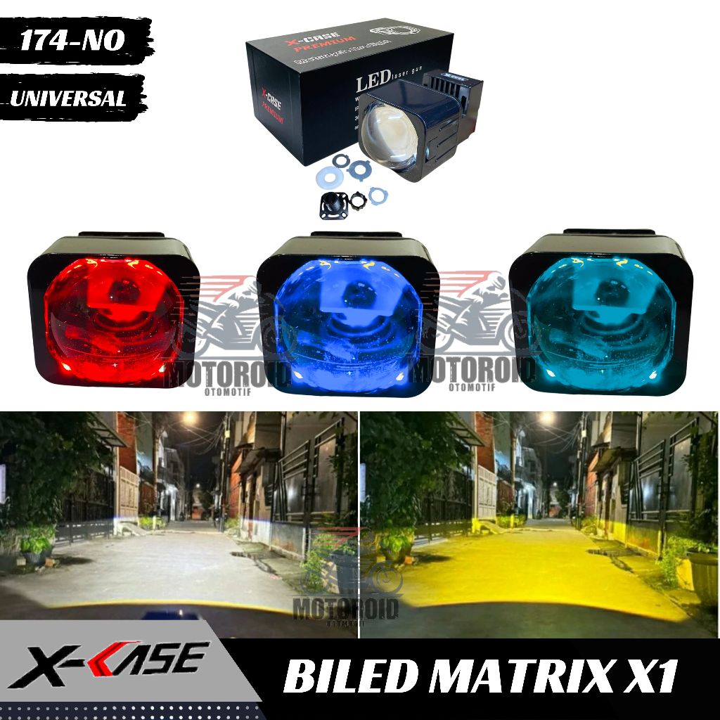 Biled Matrix X1 Projector Plus Devil X-case 1.5inch Far Near Flat Cut ...