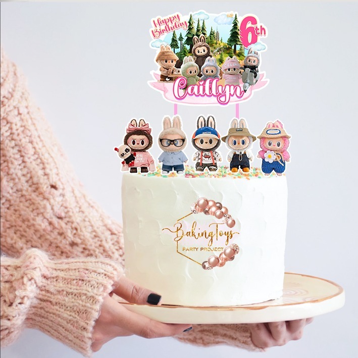 Labubu - Birthday Cake Topper / Birthday Cake Decoration | Shopee Malaysia