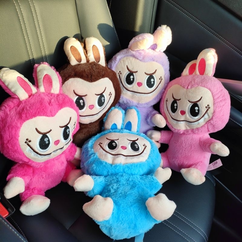 Labubu Doll 35cm Lisa Blackpink | Shopee Malaysia