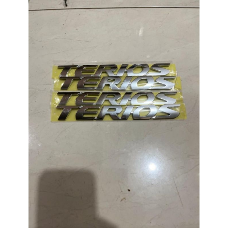 ORIGINAL DAIHATSU TERIOS REAR LUGGAGE embossed LOGO EMBLEM | Shopee ...