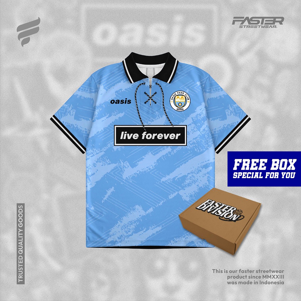 Vintage Manchester City Oasis Jersey - Football Jersey - Band Jersey - FASTER STREETWEAR ...