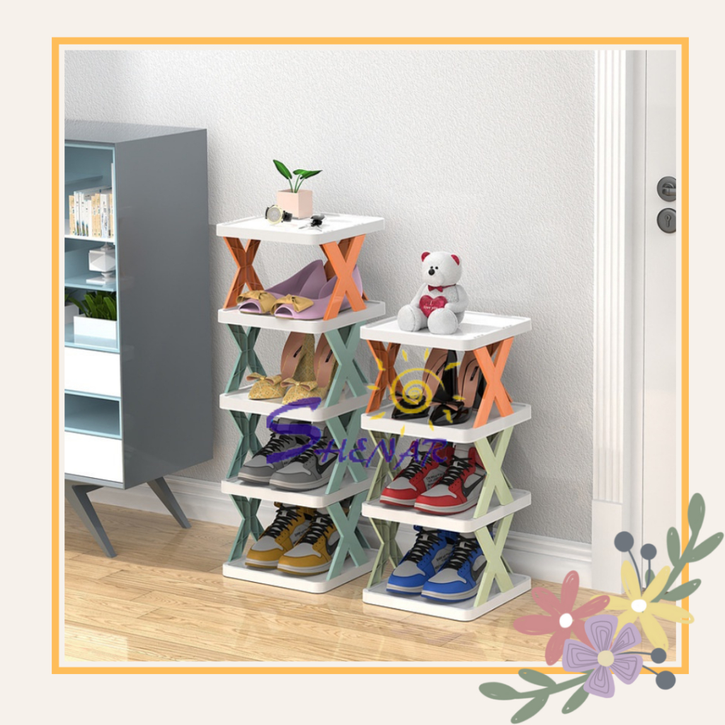 Shenar Multi Layer Folding Shoe Rack|Stacking Shoe Rack|Stacking sandal ...