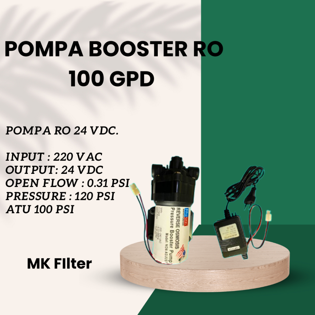 100 Gpd RO Booster Pump - Micron 24v RO Booster Pump | Shopee Malaysia