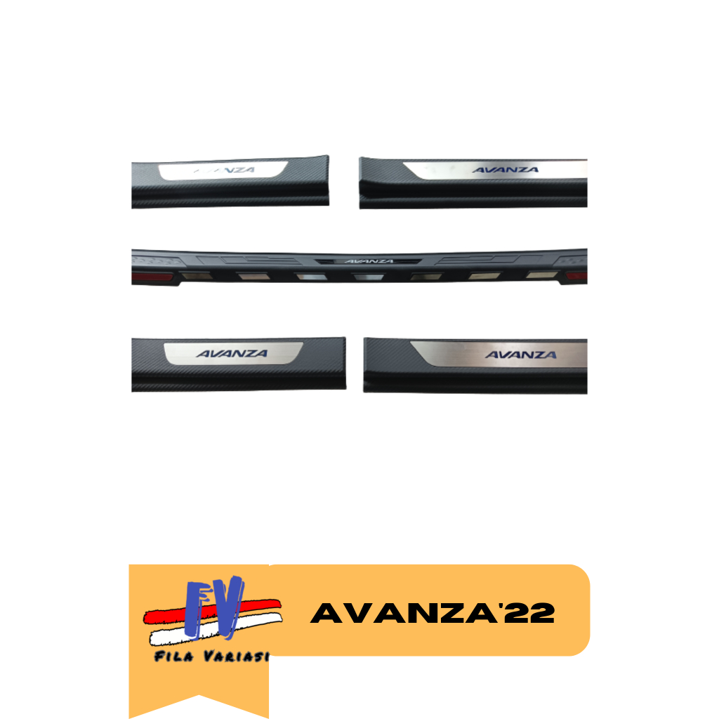 Toyota Avanza 2022 Car Rear Side Door Sillplate Blue Color | Shopee ...