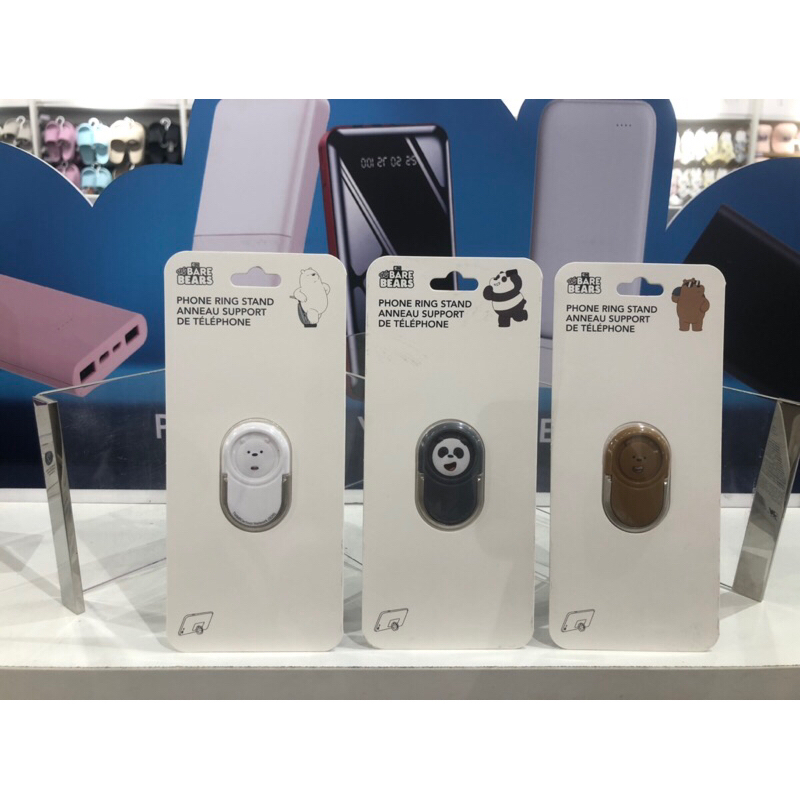 Miniso POP SOCKET Mobile WE BARE BEARS MINISO JAPAN | Shopee Malaysia