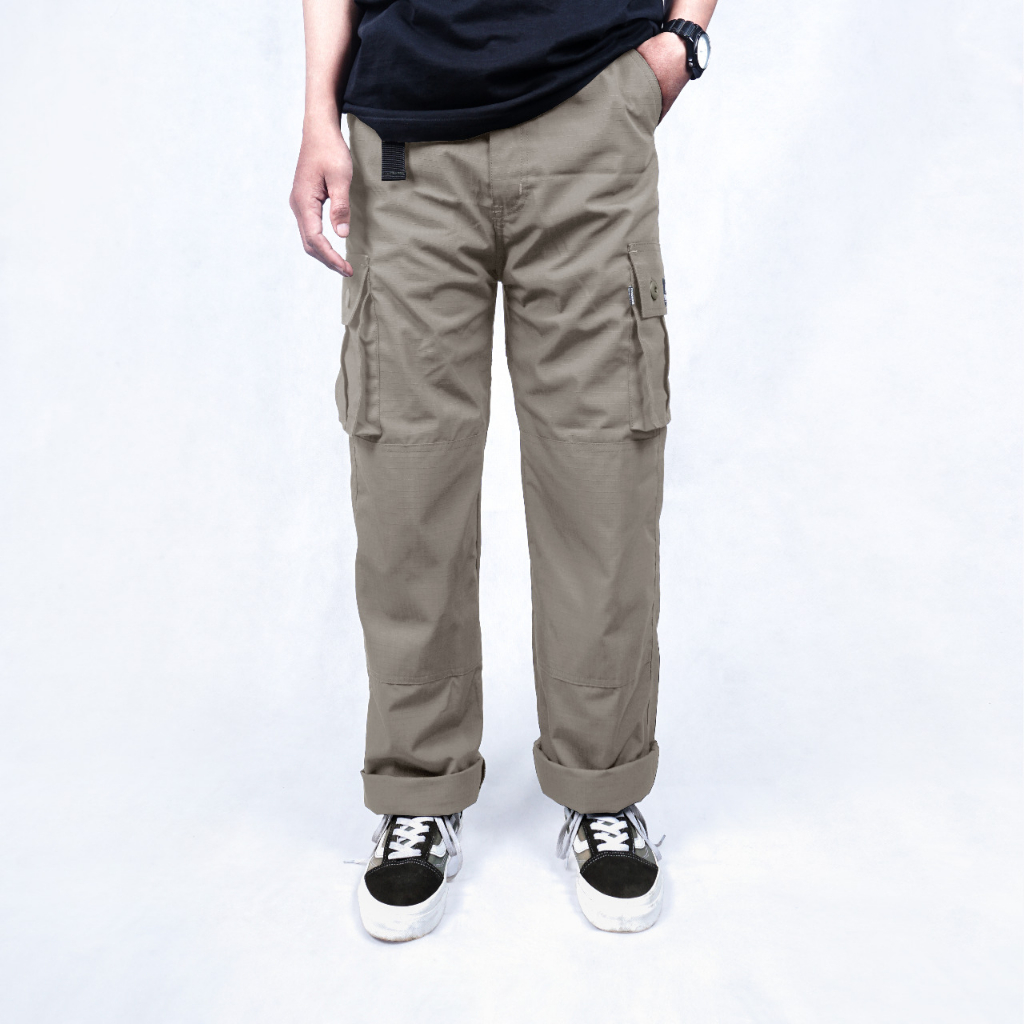 Cream Cargo Pants | Streetwear Trousers | Long Cargo Pants | Latest ...