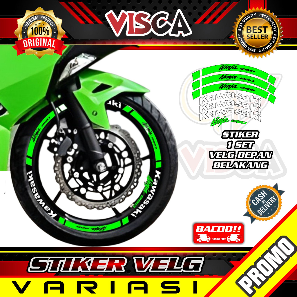 Rim Stickers List of Motorcycle Rims Rim Stickers Ninja 250 Rim ...