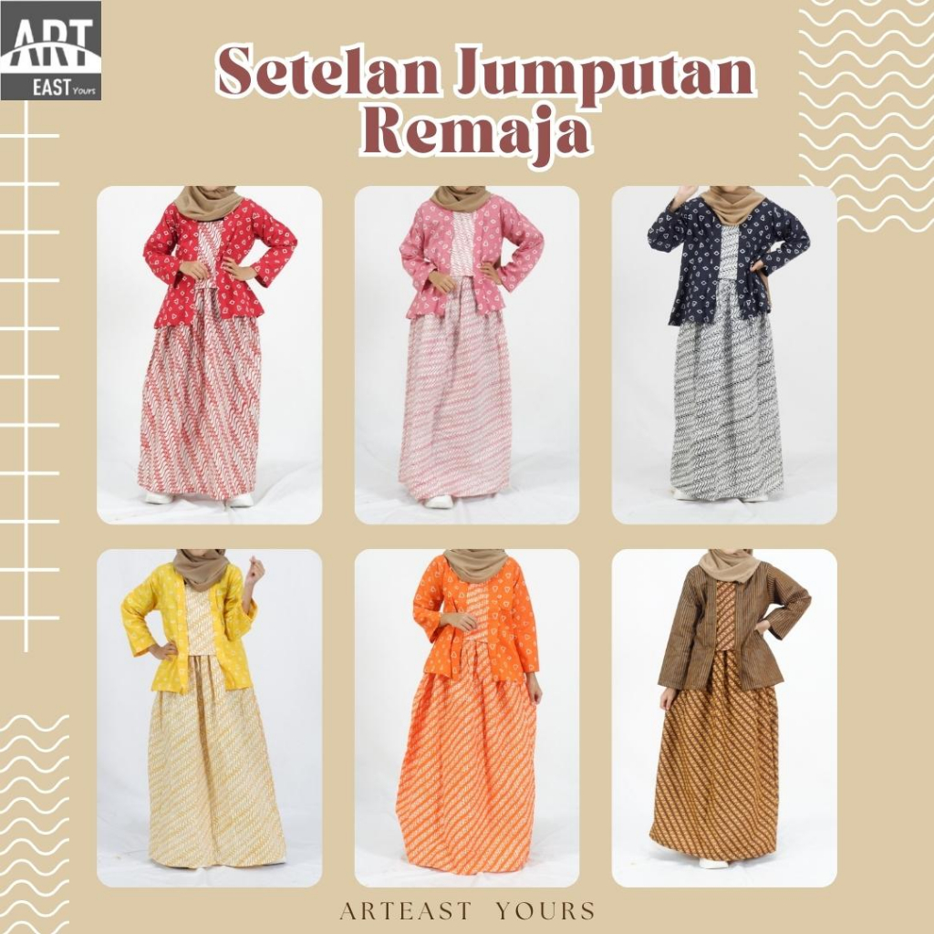 Batik Kebaya Suits For Teenage Girls Batik Uniforms For Junior High ...