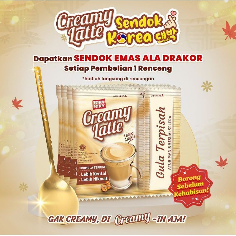TORABIKA CREAMY LATTE 1 PLAN CONTAINS 10 SACHETS | Shopee Malaysia