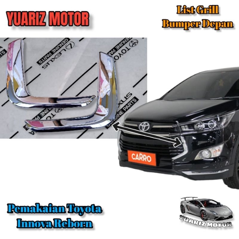 List ORIGINAL INNOVA REBORN VENTURER FRONT BUMPER GRILL/X INNOVA REBORN ...
