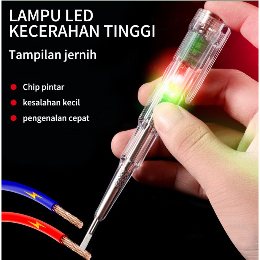Tespen Tester Screwdriver Test Screwdriver With Dual LED Indication ...