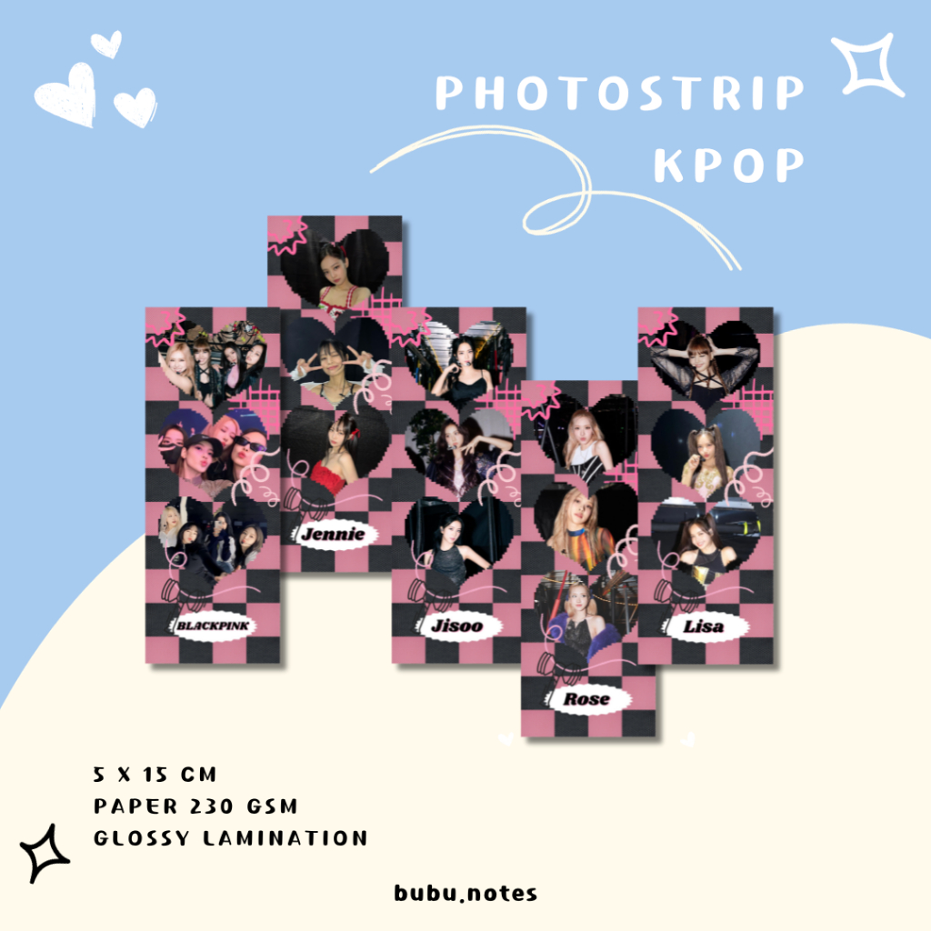 Blackpink Photobooth Kpop Photo Idol Merchandise Photobooth Fankit ...