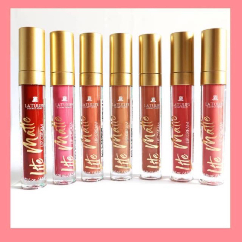 Latulip Lite matte lip cream | Shopee Malaysia