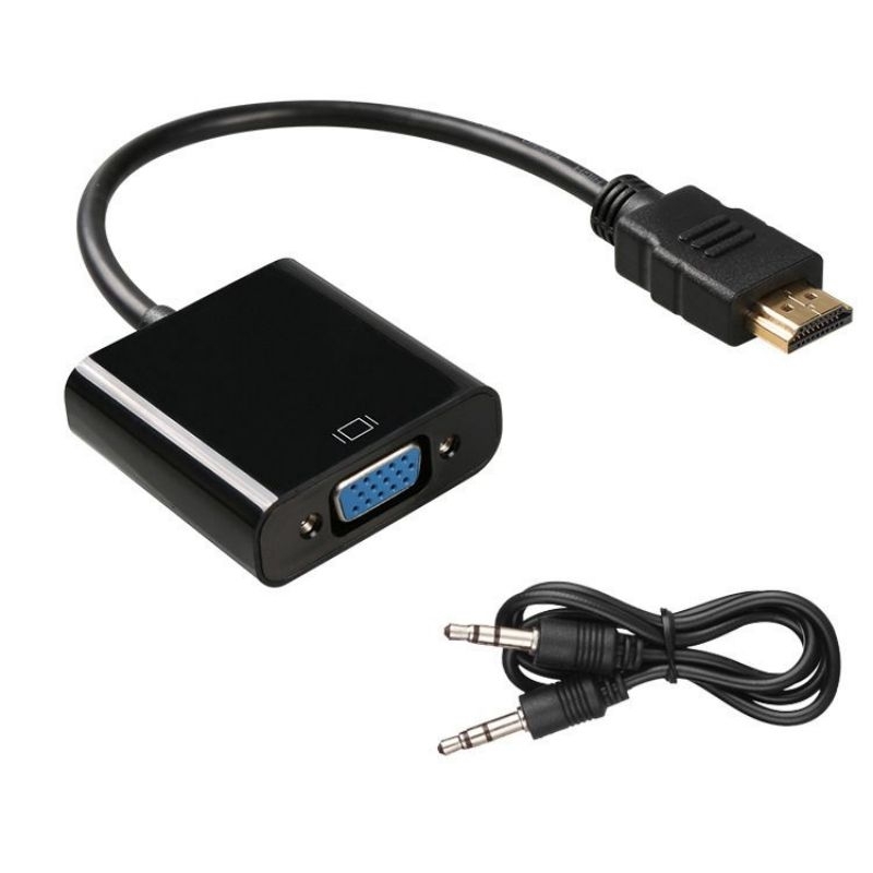 Hdmi To VGA Converter / Adapter from HDMI Input To VGA Output | Shopee ...
