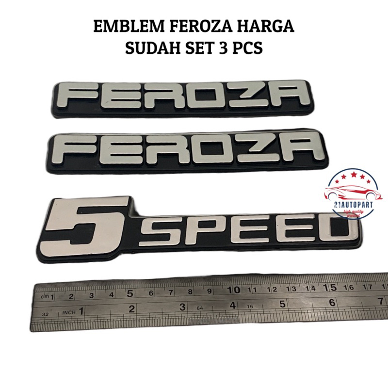 Feroza Emblem Price Already Set 3PCS | Shopee Malaysia