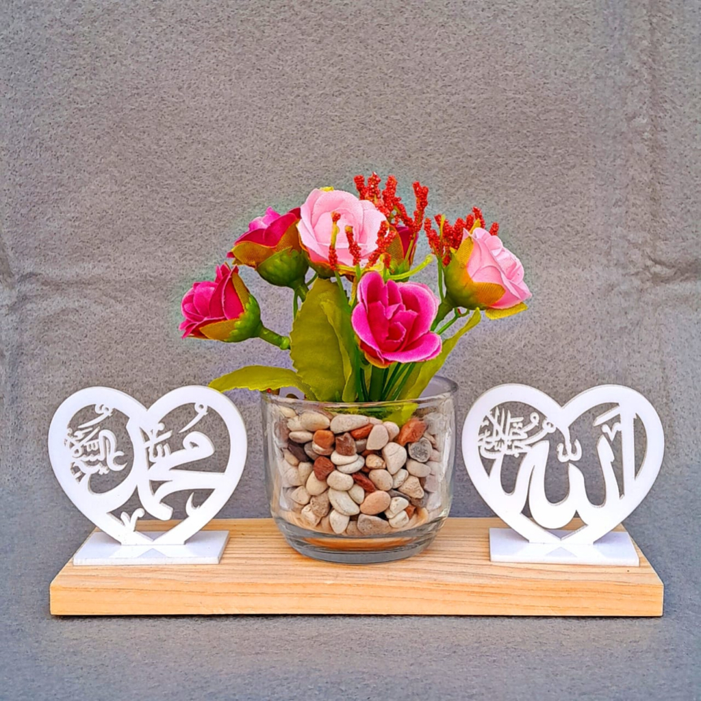 MAWAR Car Dashboard Decoration, Allah And Muhammad Car Dashboard ...