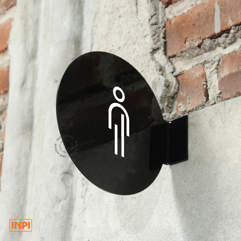 Men's toilet signage - men's icon - men's toilet sign board - acrylic ...