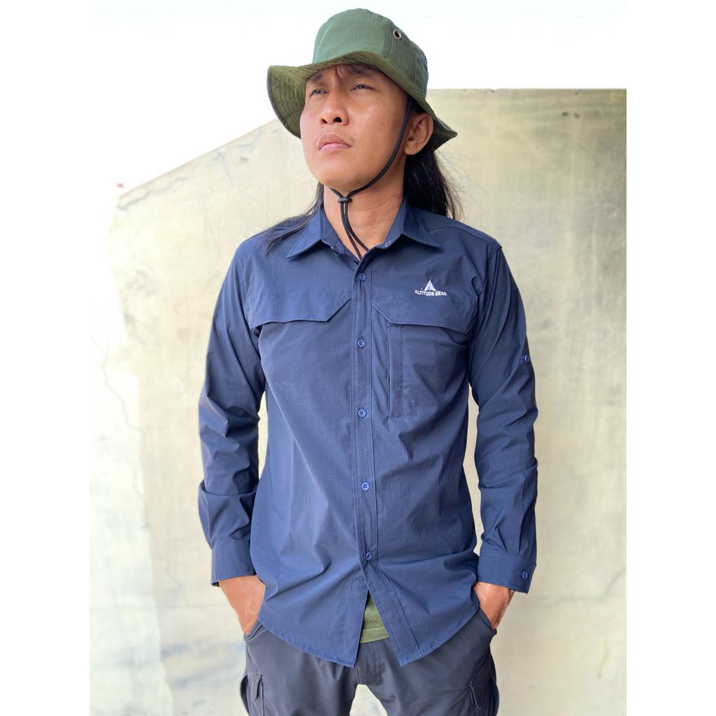 KEMEJA PDL Long Sleeve Tactical Outdoor Hiking Quickdry Shirt | Shopee ...