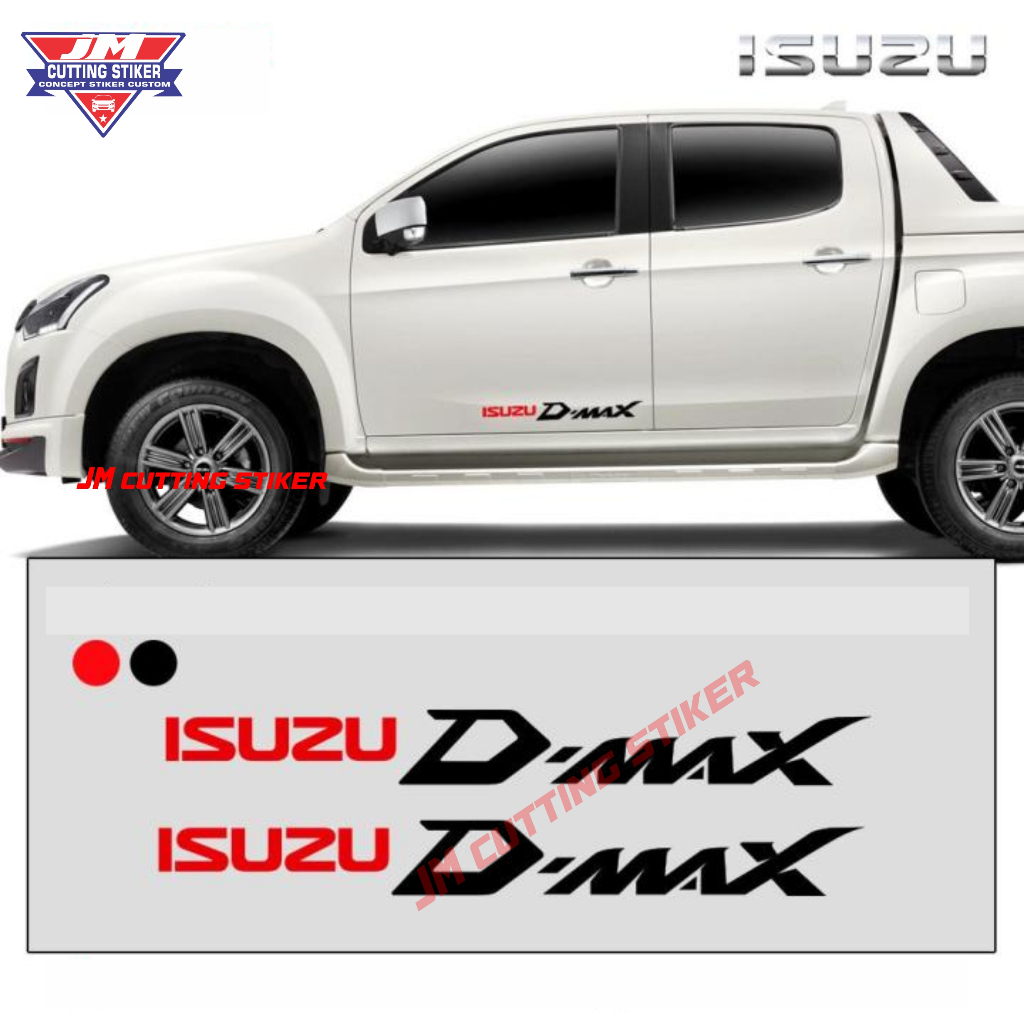 Isuzu dmax body variation stickers, dmax car cutting stickers | Shopee ...