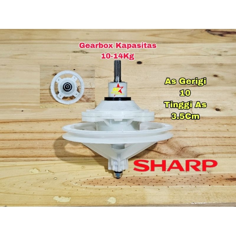 MESIN Tins Sharp Washing Machine Gearbox 14 kg Sharp Gear Box 2 Gearbox ...