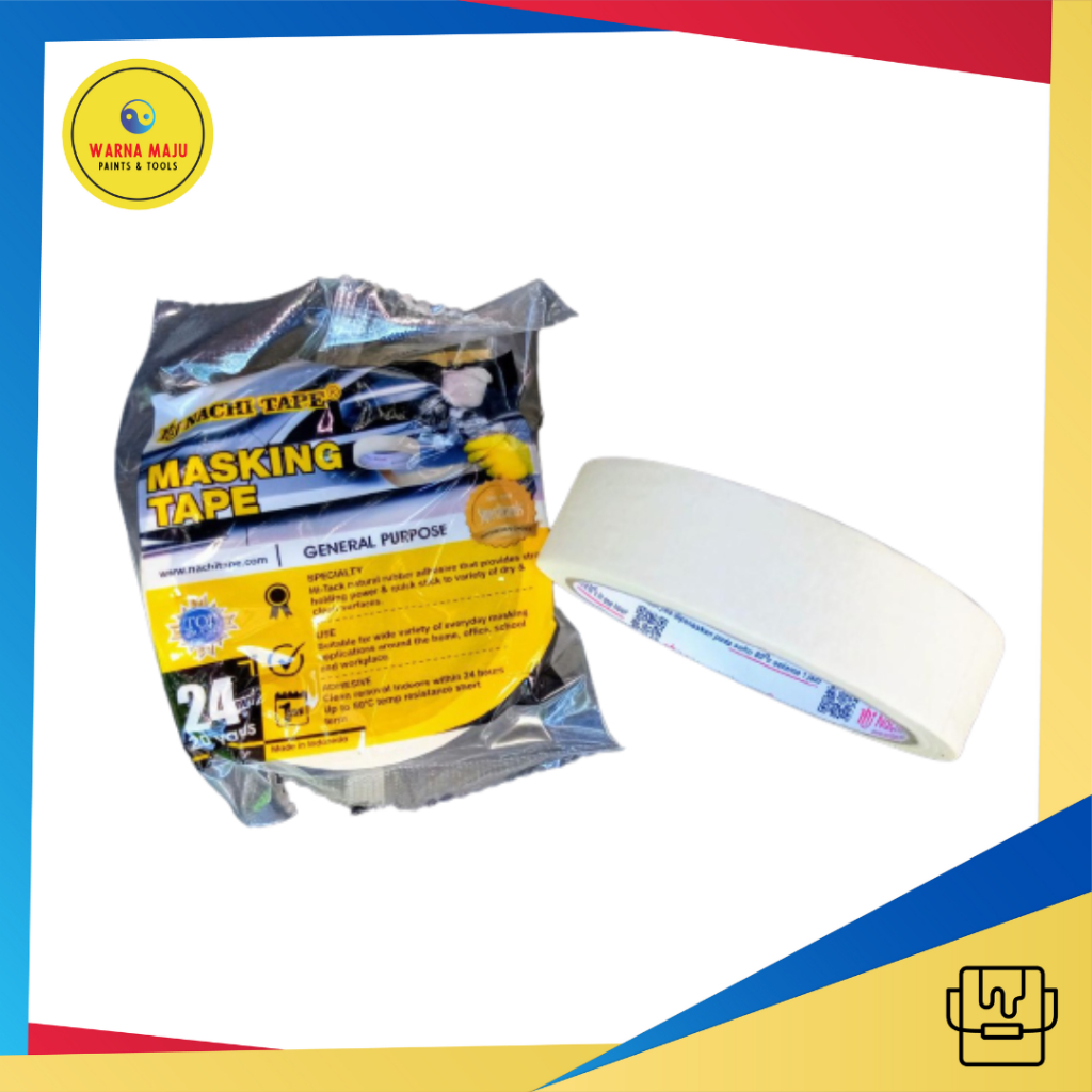 Nachi Masking Tape Paper Glue | Size: 1 Inch | Shopee Malaysia