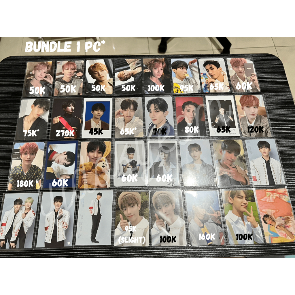 Wts SEVENTEEN PHOTOCARD ALL ABOUT DOKYEOM DK FML BENEFIT LUCKY DRAW BSS DK CHIPS YES24 DK DADA ...