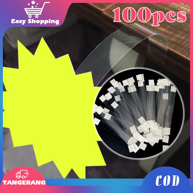 100pcs Wobbler Mica Shop Promotion Wobbler Display Mica Card Store ...