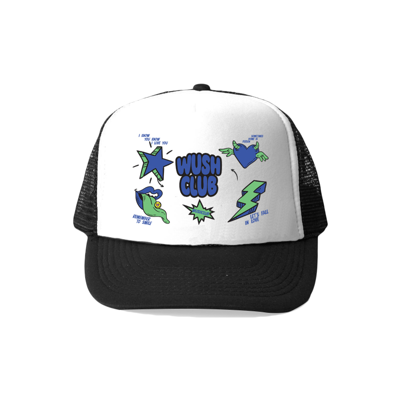 Wush Club hat Men's Trucker hat Latest Mesh hat STORM | Shopee Malaysia