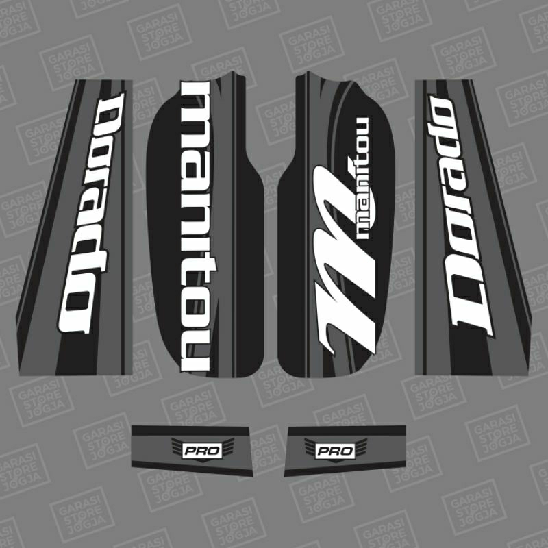 Manitou Dorado Fork Decal | Shopee Malaysia