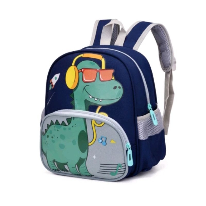 Dino Character Kindergarten And Elementary School Children's Backpack ...