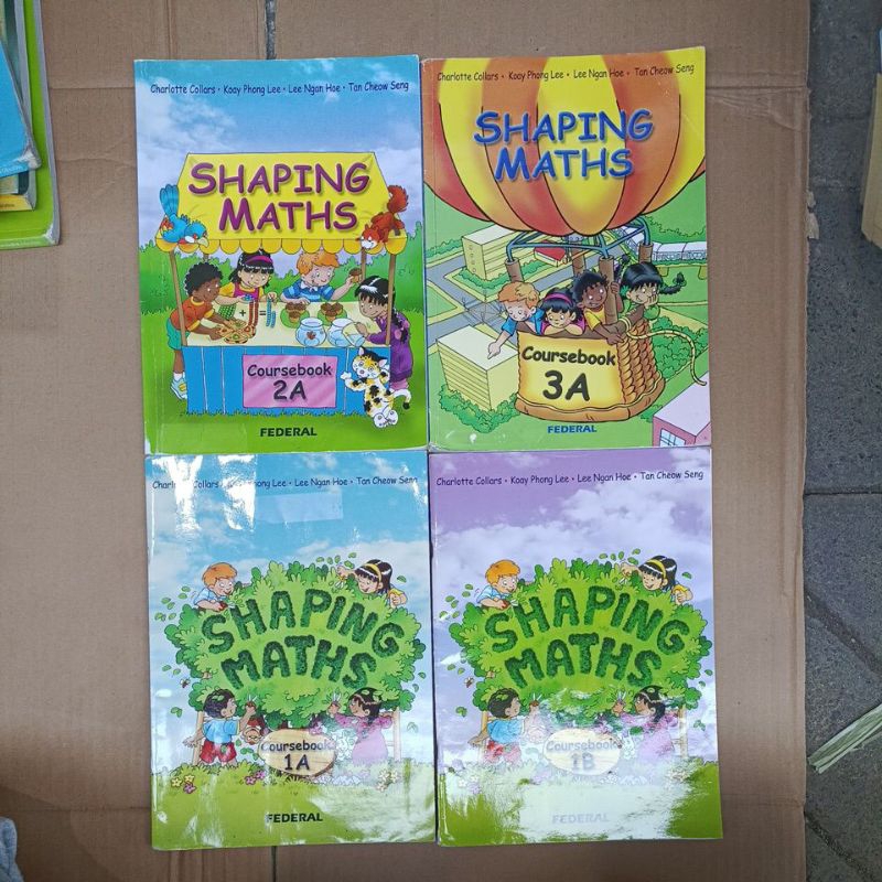 Original Used SHAPING MATHS 1A 1B 2A 3A COURSEBOOK: CHARLOTTE COLLARS ...