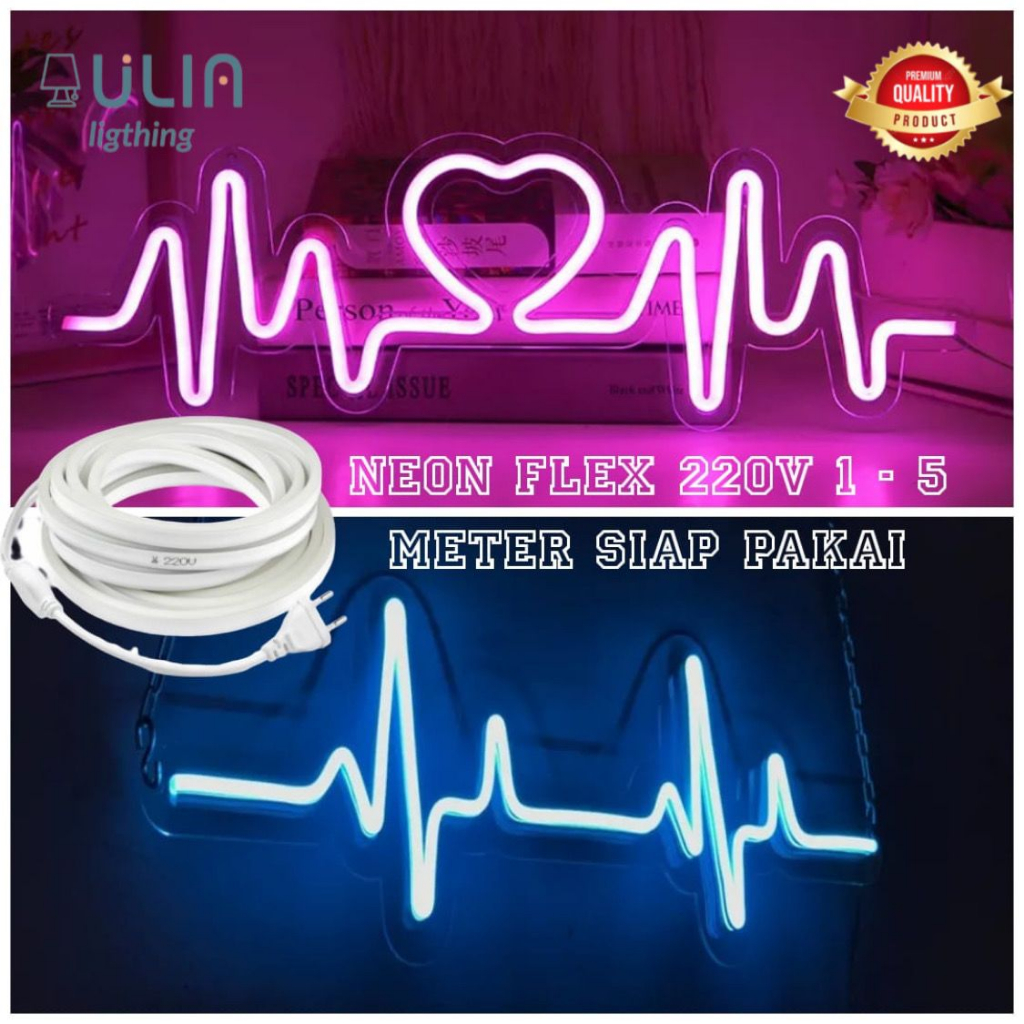 Complete Package of Neon Flex Lights 220v Flexible 1 2 3 4 5 meters ...