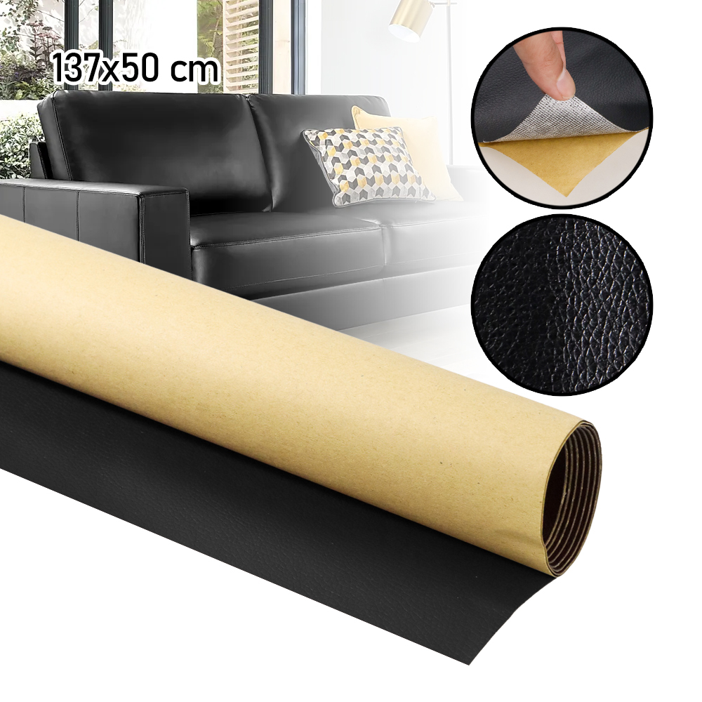 137 x 50cm Synthetic leather sofa Seat Patch Self Adhesive Patches ...
