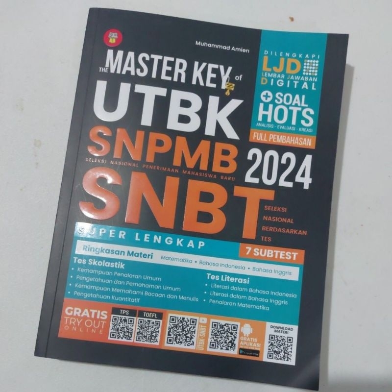 Masterkey UTBK SNPMB SNBT 2024 Book - MUHAMMAD AMIEN | Shopee Malaysia